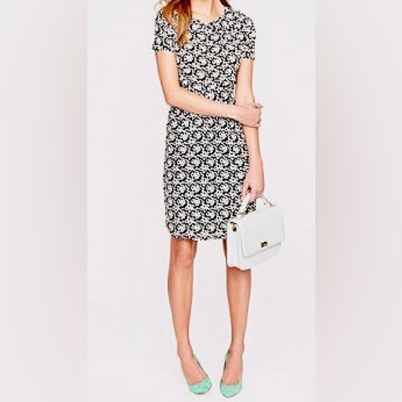 J. Crew | Dresses | J Crew Ribbon Dress Peter Pan Collar Short Puff ...